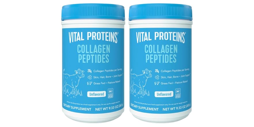 (2-Pack) Vital Proteins Collagen Peptides Powder. 9.3 oz