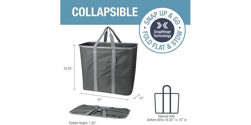 CleverMade 2pk Collapsible Basket XL