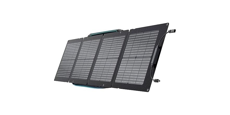 EF ECOFLOW 110W Portable Solar Panel, Foldable with Carry Case
