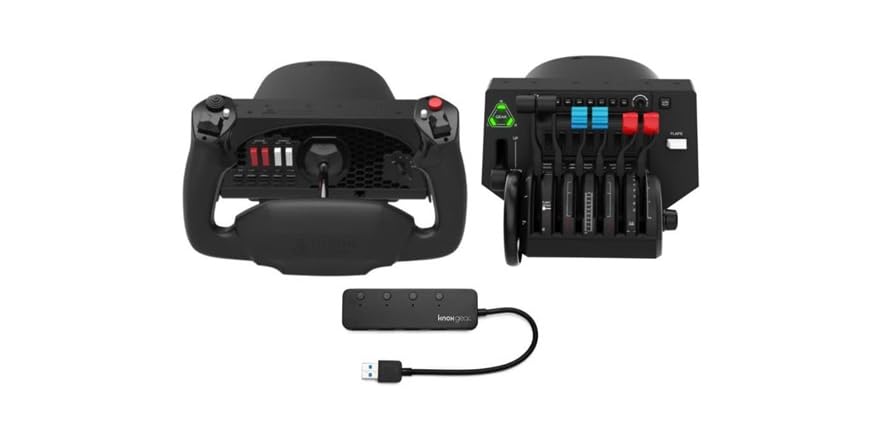 Alpha Flight Controls Yoke with Throttle and Hub