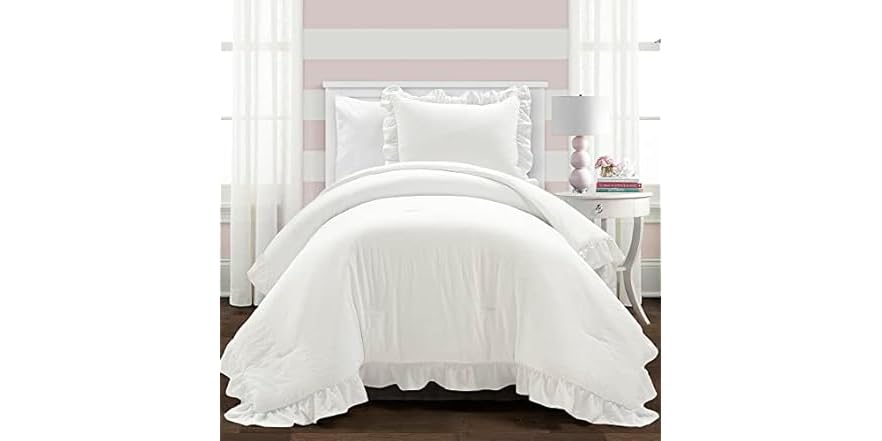 Lush Decor Reyna Ruffle Comforter Set