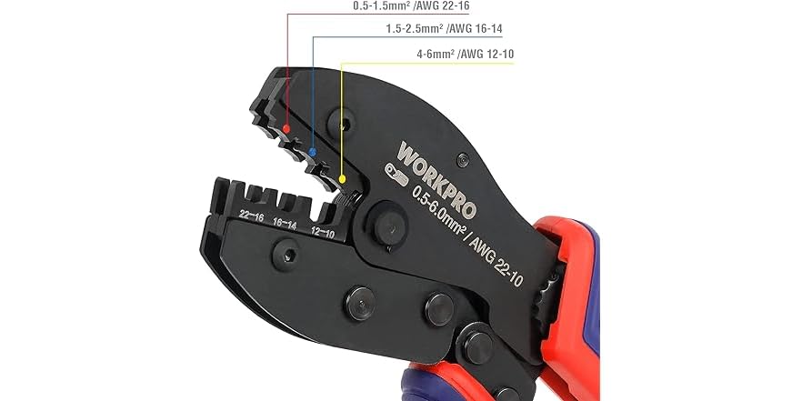 WORKPRO Crimping Tool Kit w/ 100pc Terminals