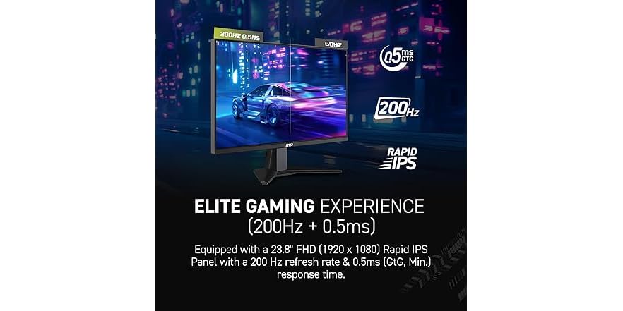 MSI 24" FHD Monitor | MAG 244F