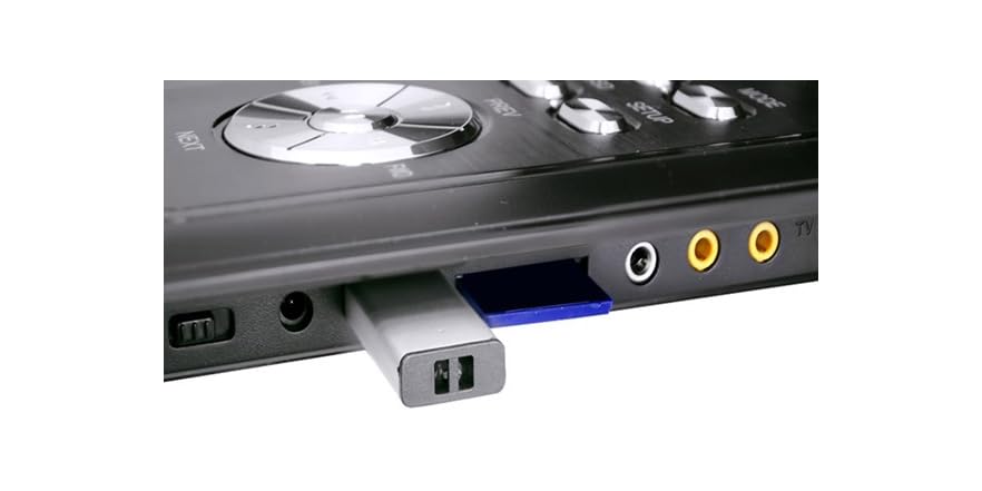 14" 720p Portable DVD Player with MP3, MP4, USB & SD