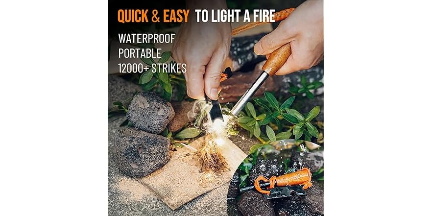 Fire Starter Survival Tool