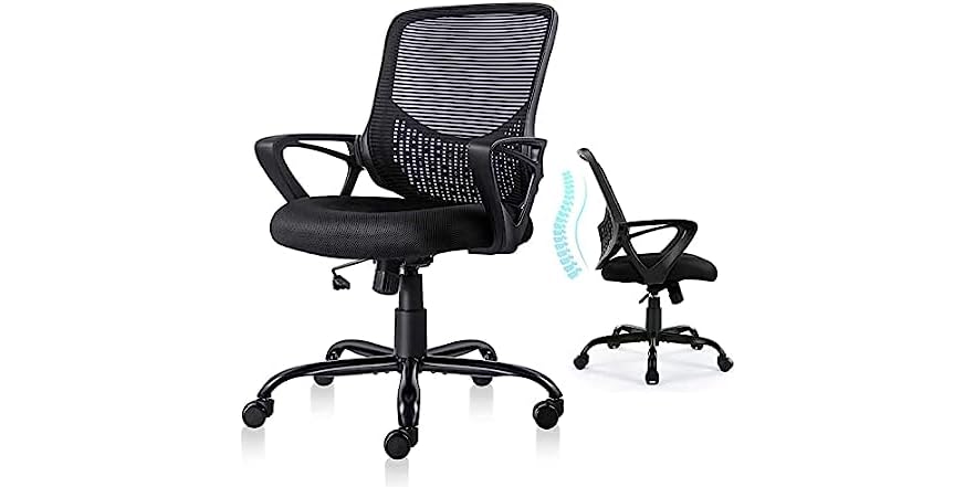 Ergonomic Computer Chair Mesh Back