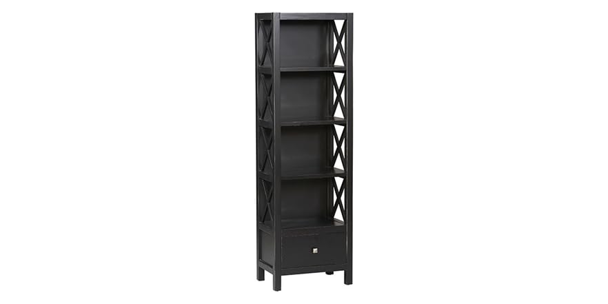 Anna Collection 5 Shelf Bookcase