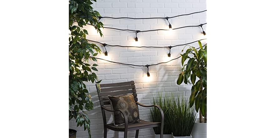 Amazon Basics 24-Foot Outdoor String Lights 679683
