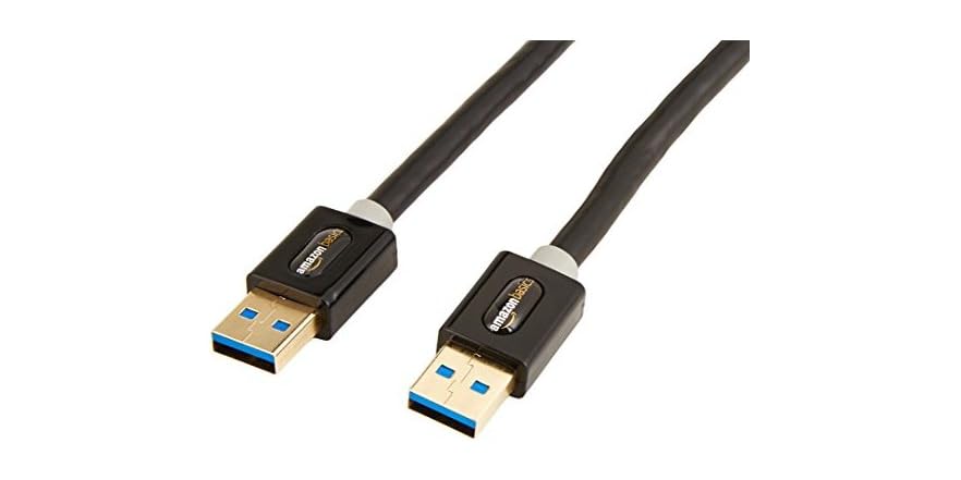 AmazonBasics USB 3.0 A to A Male Cable…