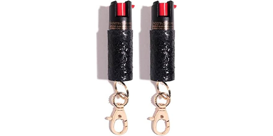 Pepper Spray 12-Foot Spray Range & UV Dye 4 Pack