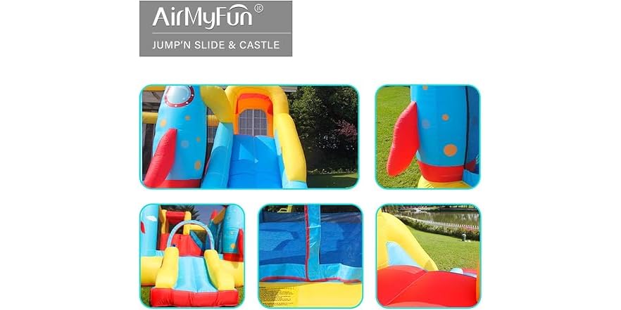Rocket Inflatable Bounce House