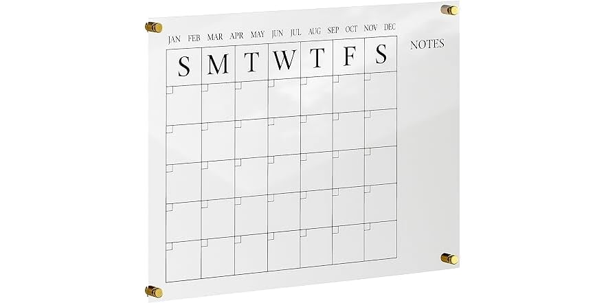 Martha Stewart Grayson Acrylic Wall Cale