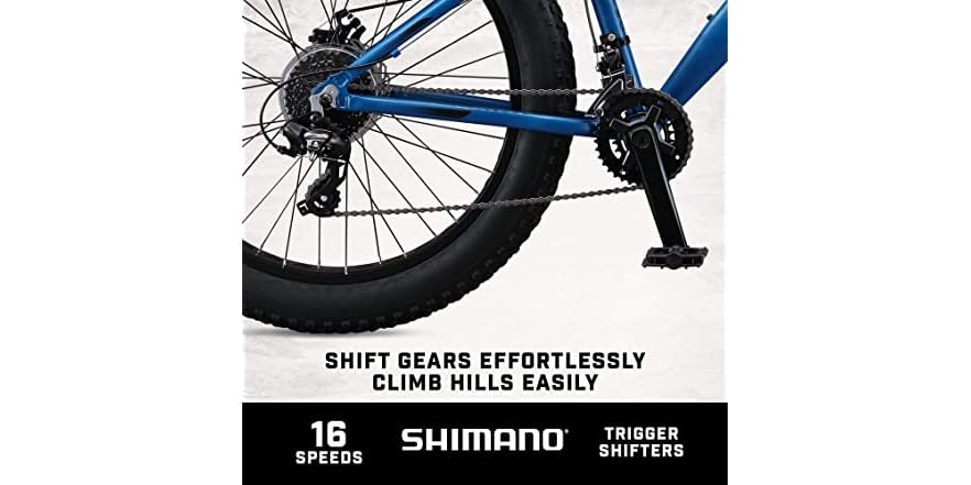 Mongoose Juneau Fat Tire Mountain Bike