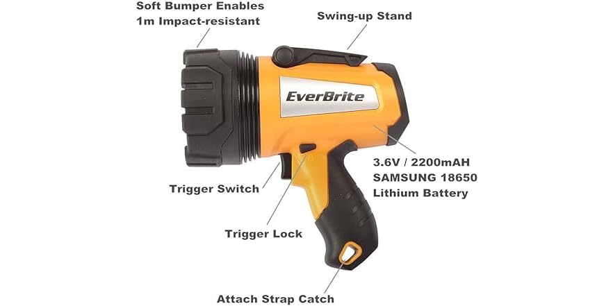 EverBrite LED Rechargeable Spotlight Flashlight