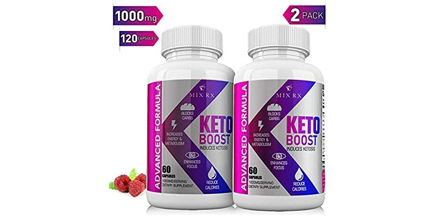 Mix Rx Keto Pills with Carb Supplement 2 Pack