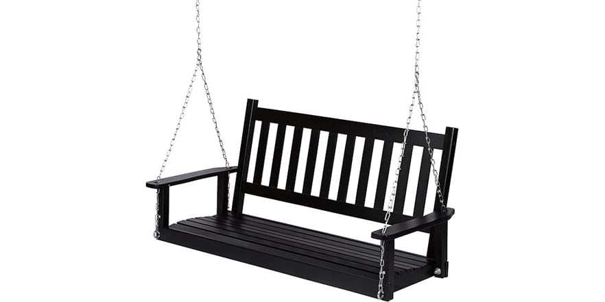Shine Company 4216 Maine 54" Wood Porch Swing