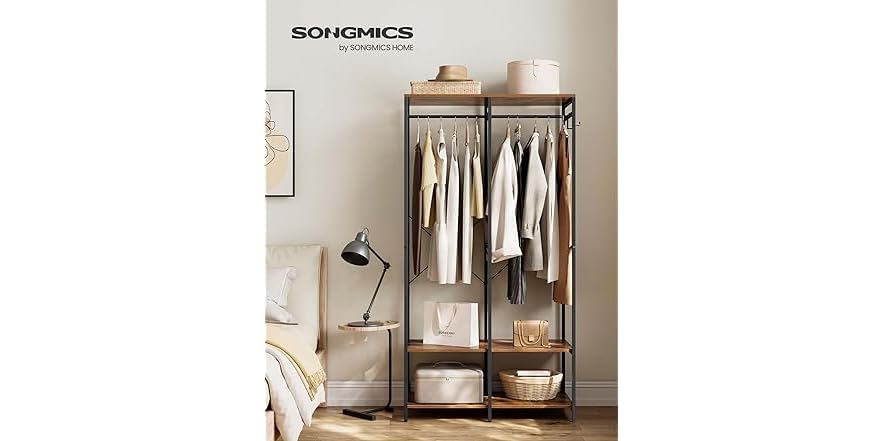 SONGMICS Clothes Rack, 37.2"W