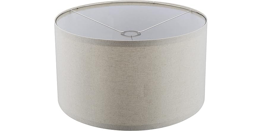 Aspen Creative 38871, Contemporary Design Drum Collapsible UNO Lamp Shade