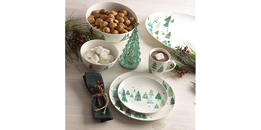 CAMBRIDGE Lenox Balsam Lane 4-Piece Accent Plate Set