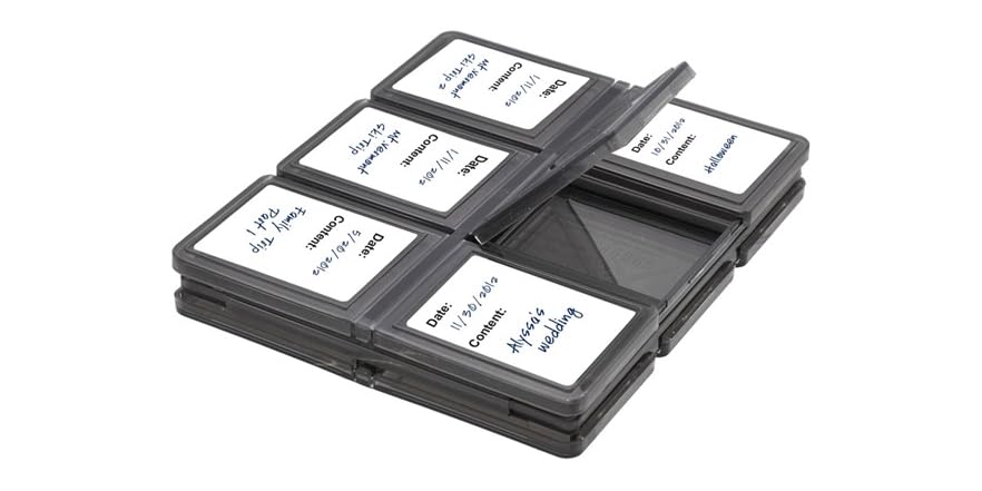 Xit Multi Compartment Memory Card Organizer