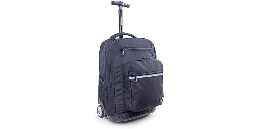 J World New York 20" Rolling Backpack