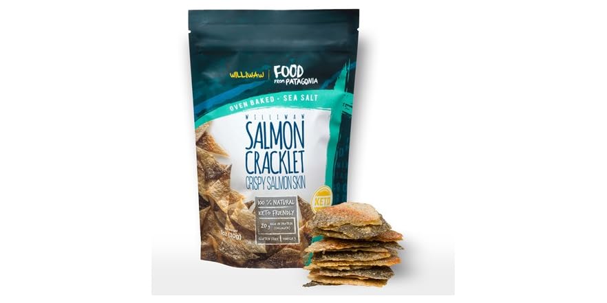 Williwaw Salmon Cracklets 6-Pack, Your Choice