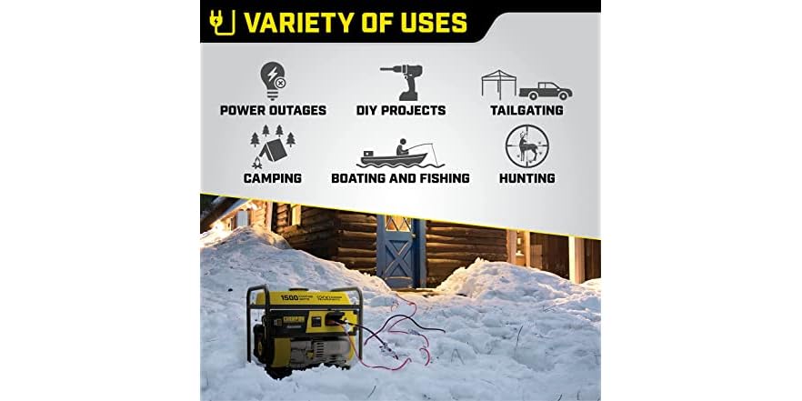 Champion 1500/1200-Watt Portable Generator