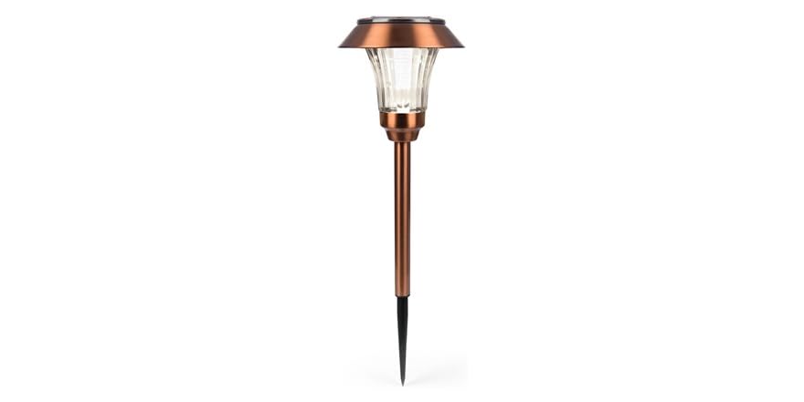 LampLust Copper Solar Pathway Lights