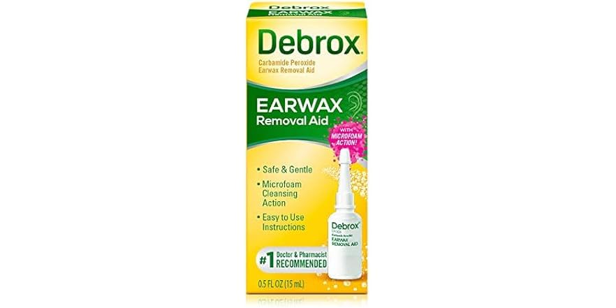 Debrox Earwax Removal Drops, 0.5 fl oz