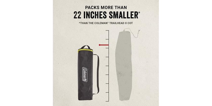 Coleman Mantis Space Saving Camping Cot