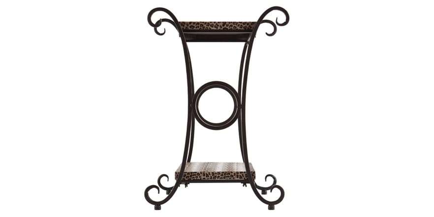 SEI Animal Print Accent Table – Leopard