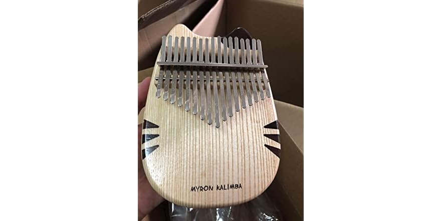 Myron Kalimba Cute Cat 17 Key | FlatBoa