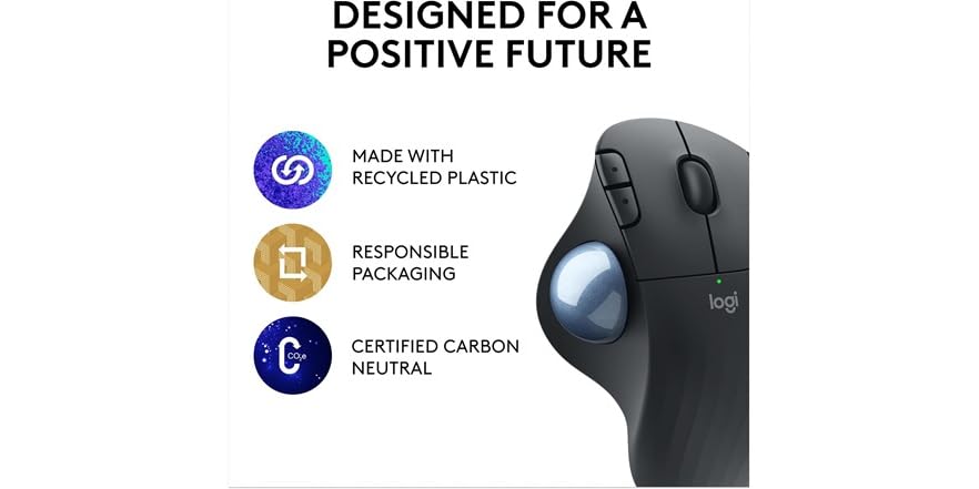 Logitech ERGO M575 Wireless Trackball Mouse (Open Box)