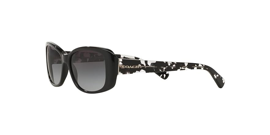 COACH Coach HC8168 Sunglasses, Black/Grey Gr