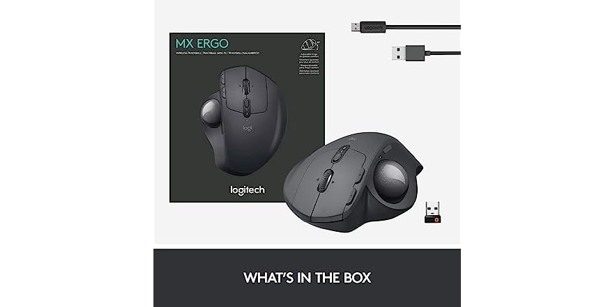 Logitech LOGI MX ERGO Logitech MX Ergo Wireless Trac (Open Box)