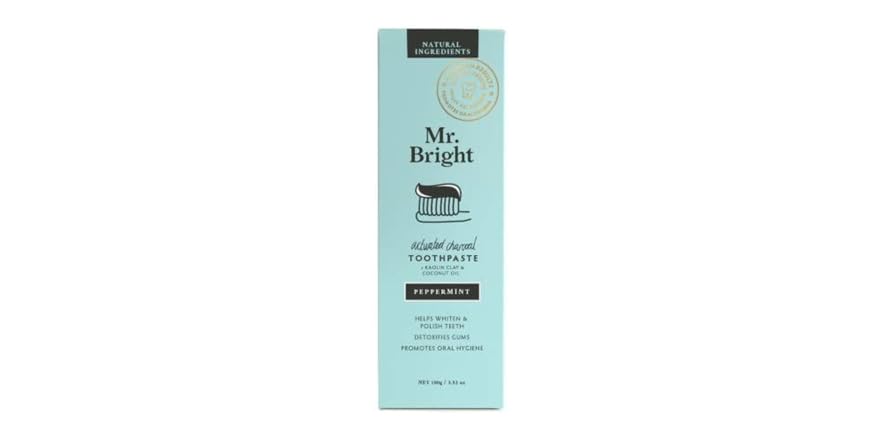 Mr Bright All Natural Whitening Toothpaste 2 PK