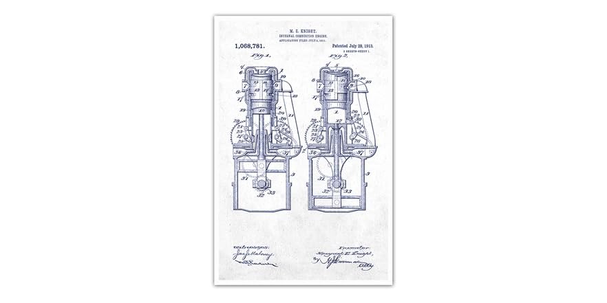 Internal Combustion Engine 2 Poster (Your Choice)
