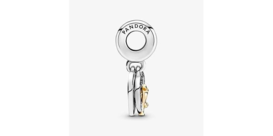 Pandora 799322C01 Two-tone Happy Anniversary Dangle Charm (Open Box)