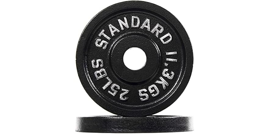 Fitvids 25LB Olympic Weight Plate Pair