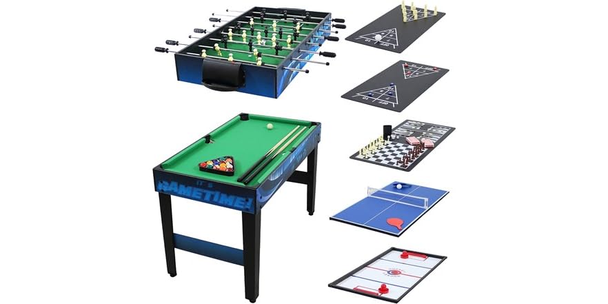 Sunnydaze Multi Game 10-in-1 Game Table