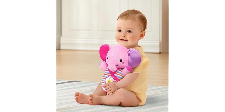 VTech Baby Glowing Lullabies Elephant, Pink