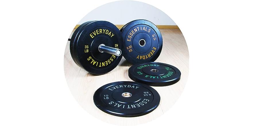 Everyday Essentials 2" Olympic Bumper Plate (Single - 10lbs)