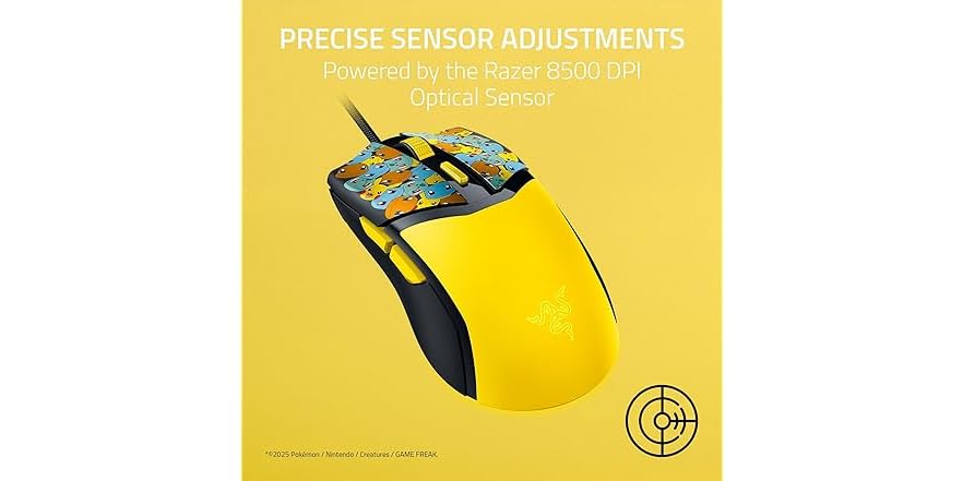 Razer Cobra Wired Gaming Mouse Pokemon Edition