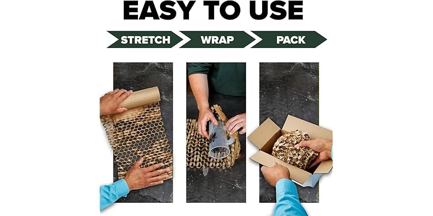 Scotch Cushion Lock Protective Wrap, 12 in x 50 ft