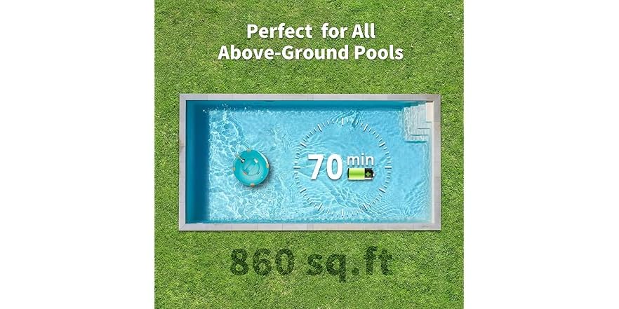 LVKE L1 Cordless Robotic Pool Cleaner (Open Box)