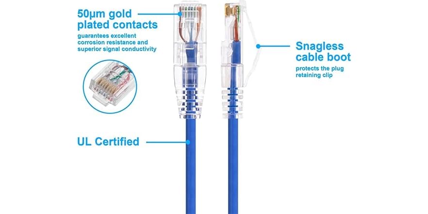 Monoprice Cat6 5ft 28AWG Patch Cable