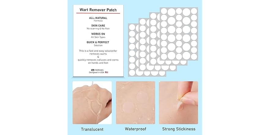 WABRINY Wart Remover Patches
