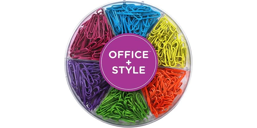 Office + Style 28mm Paper Clips - 3 Pack