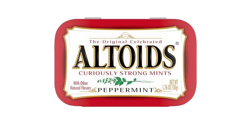 Wrigley Curiously Strong Mints 1.76 Oz. Tin