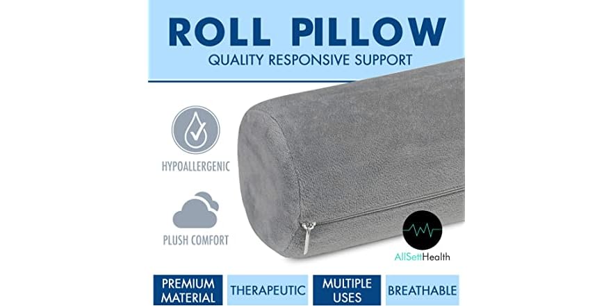 Neck Roll Memory Foam Pillow